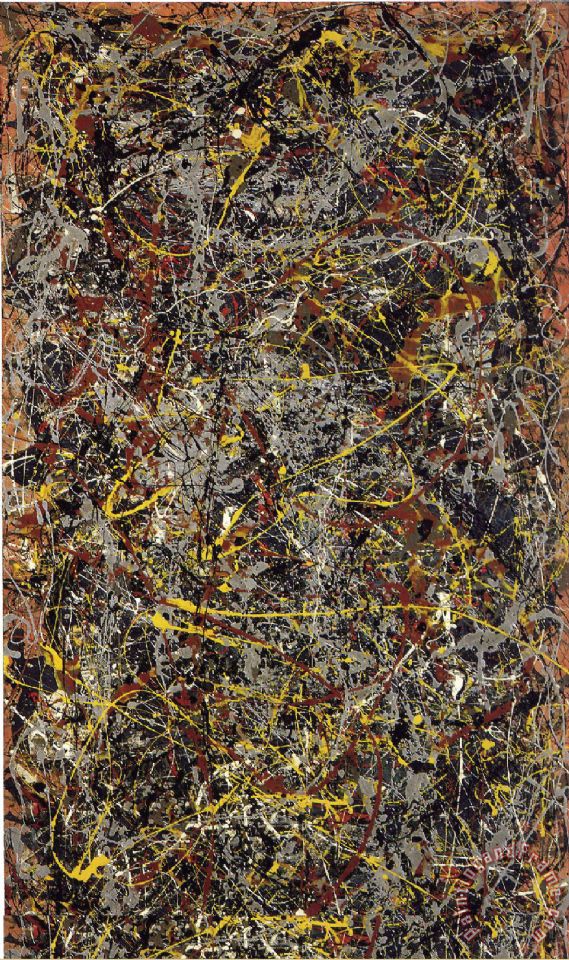 Jackson Pollock No 5 1948 painting - No 5 1948 print for sale