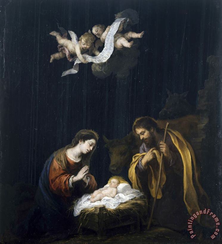 Bartolome Esteban Murillo The Nativity painting - The Nativity print ...
