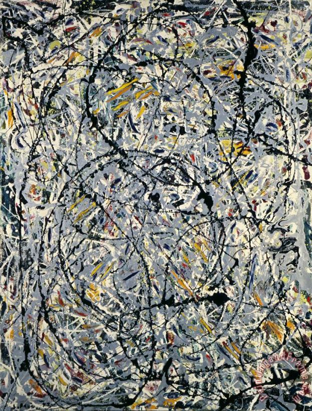 Jackson Pollock Watery Paths, 1947 painting - Watery Paths, 1947 print for sale