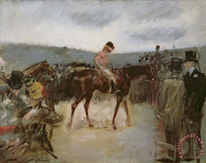 Jean Louis Forain At The Races painting - At The Races print for sale