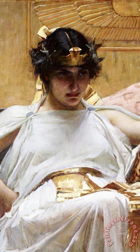 John William Waterhouse Cleopatra painting - Cleopatra print for sale