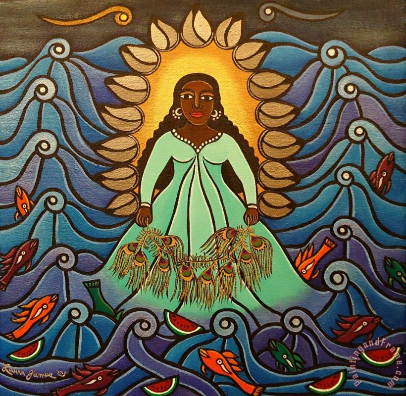 Laura James Yemaya painting - Yemaya print for sale