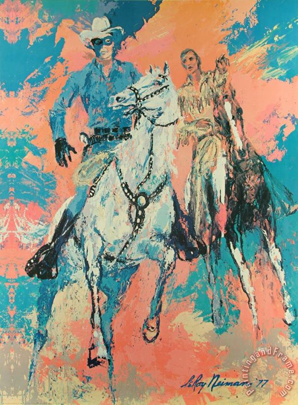 Leroy Neiman Lone Ranger And Tonto painting - Lone Ranger And Tonto ...