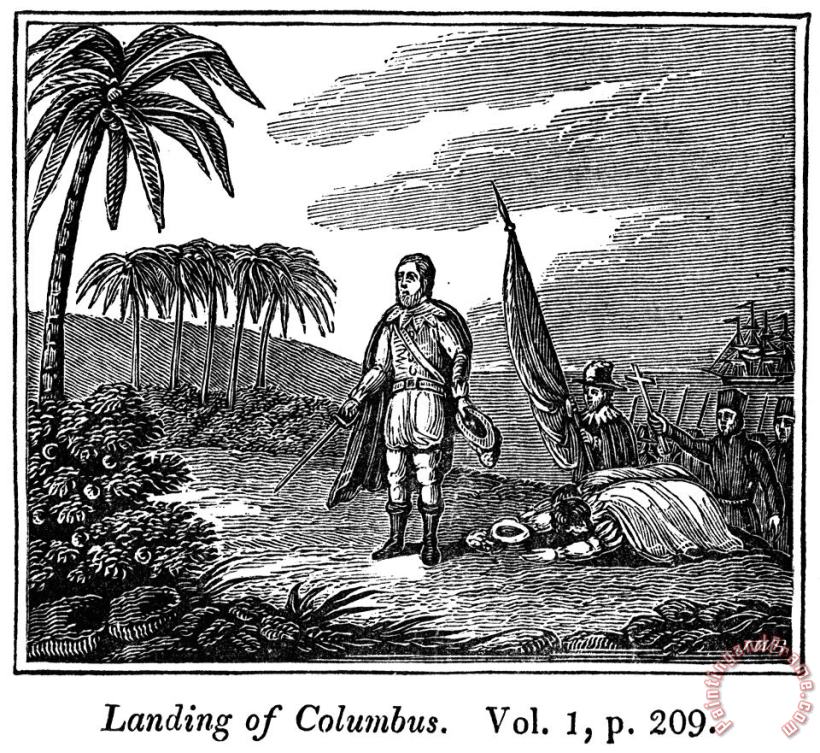 Others Landing Of Columbus, 1492 painting - Landing Of Columbus, 1492 ...