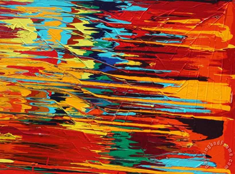 Ralph White Zap painting - Zap print for sale