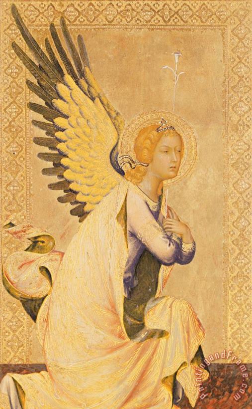 Simone Martini Angel Gabriel painting - Angel Gabriel print for sale
