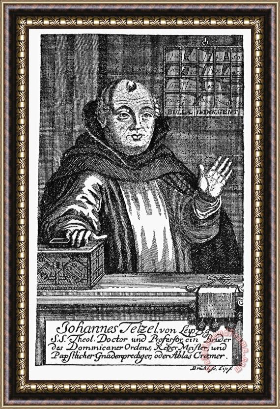 Others Johann Tetzel (1465-1519) Framed Painting for sale ...